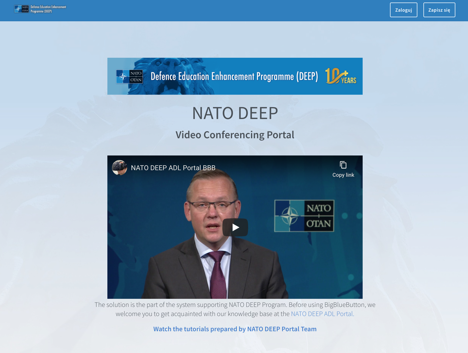 Video Conferencing Portal – DEEP Portal