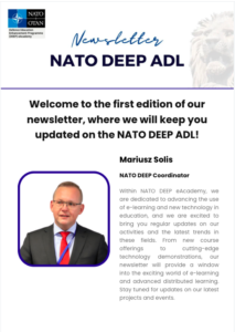 NATO DEEP ADL Newsletter – just launched! – DEEP Portal